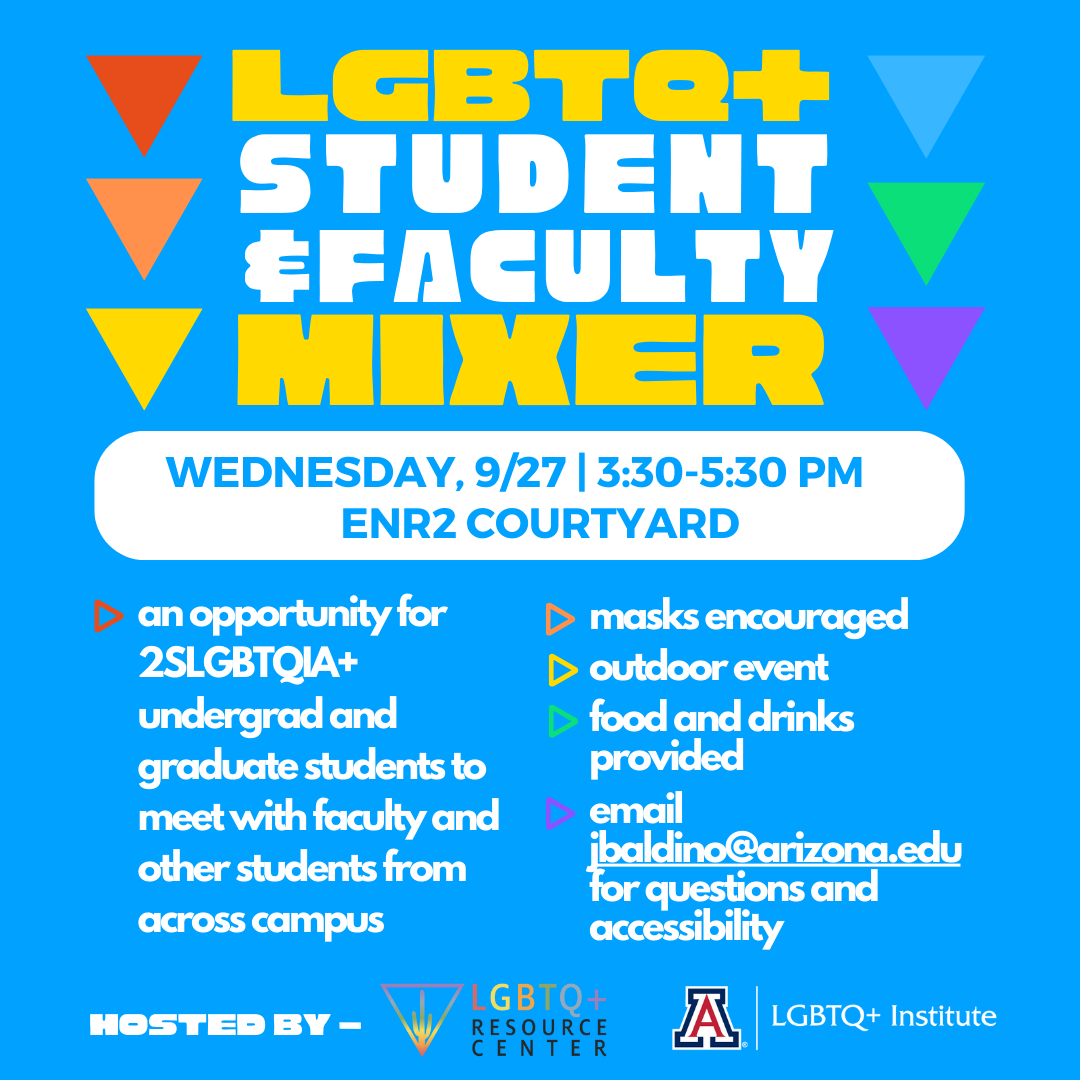 2SLGBTQIA+ Faculty and Student Meetup | LGBTQ+ Institute
